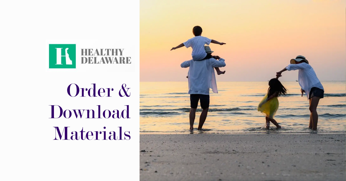 Healthy Delaware. Live a healthier life with our help.